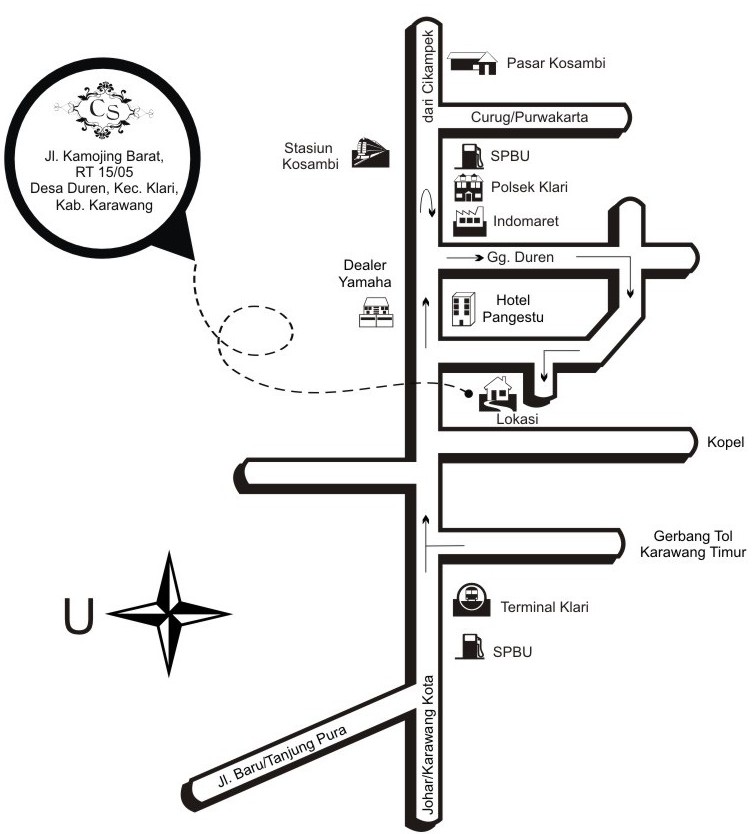 Undangan Pernikahan: PETA LOKASI