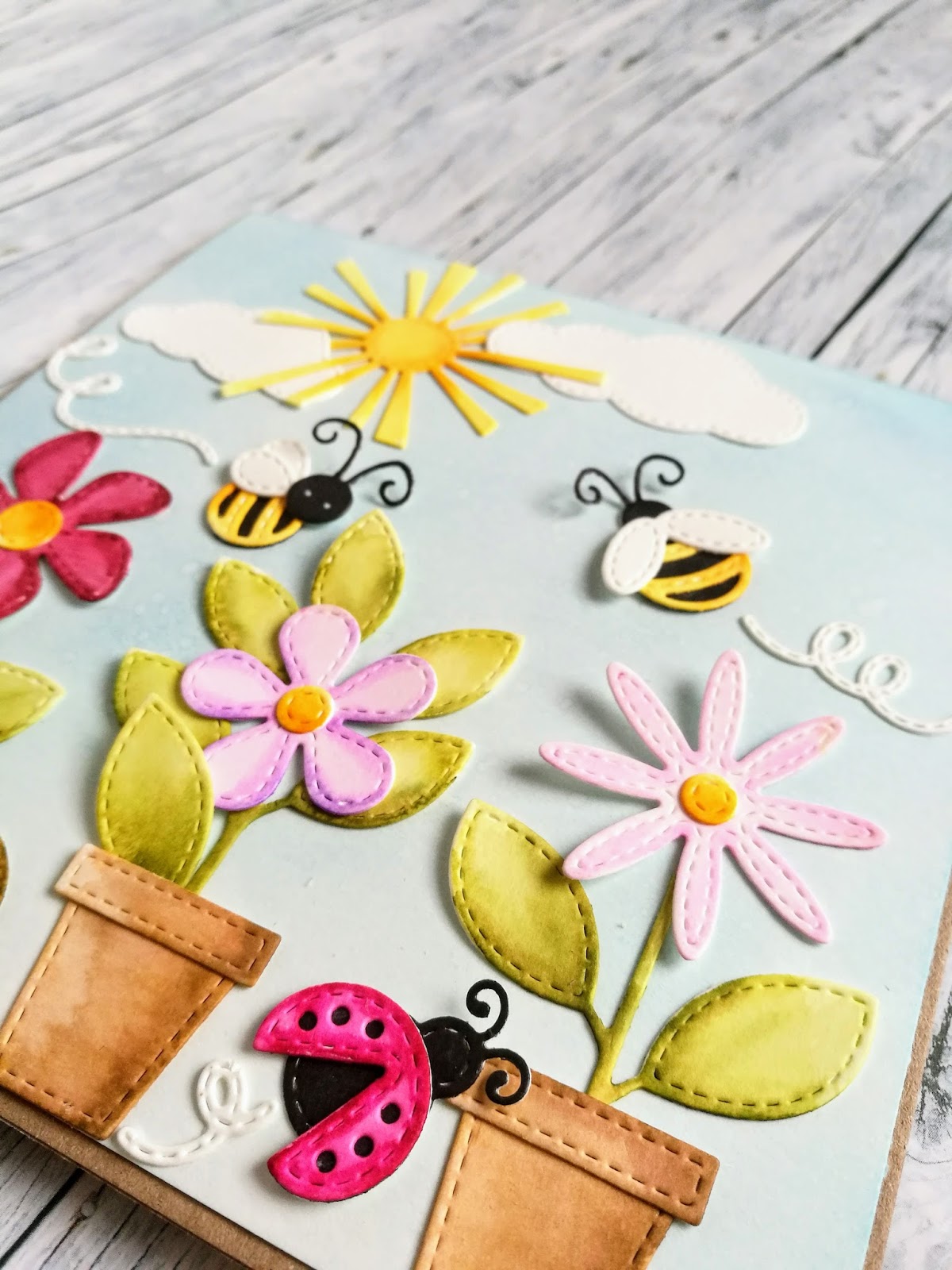 CottageCutz: Stitched Spring Garden