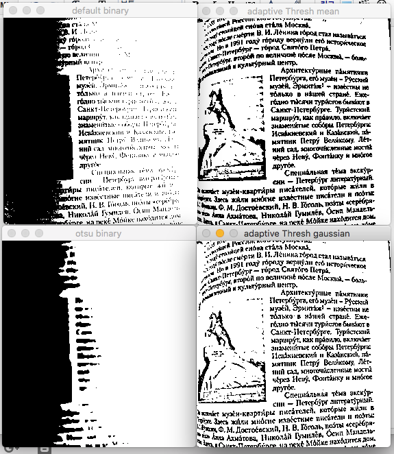 Opencv Threshold Binary Image