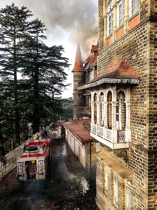 Shimla’s most magnificent heritage building Gorton castle devasted by ...