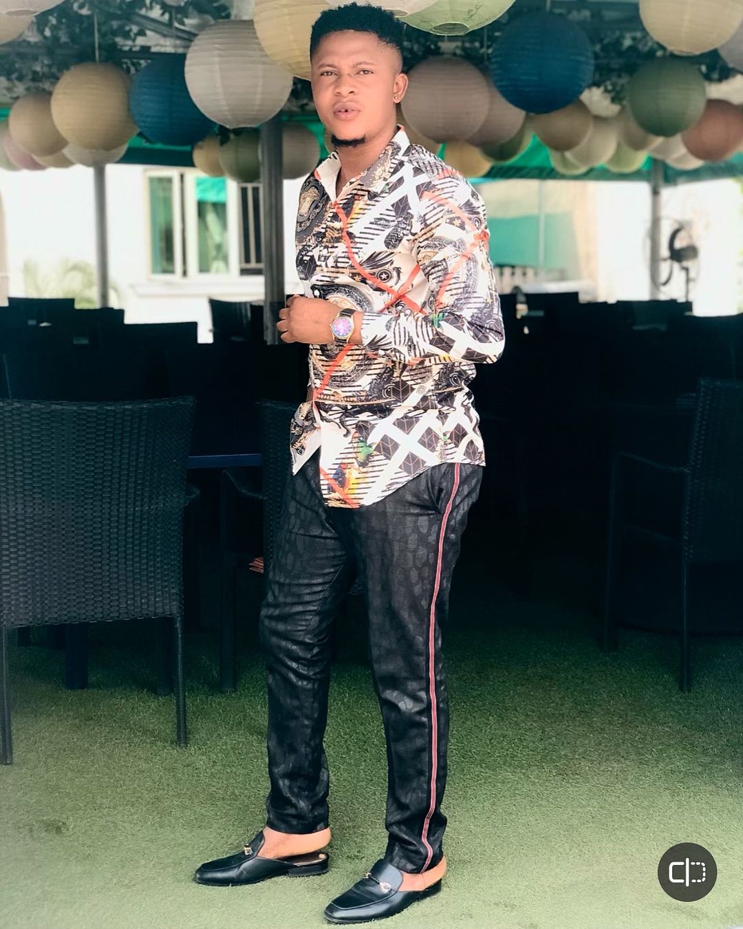 Photos of Shoneye Olamilekan Show standing tall