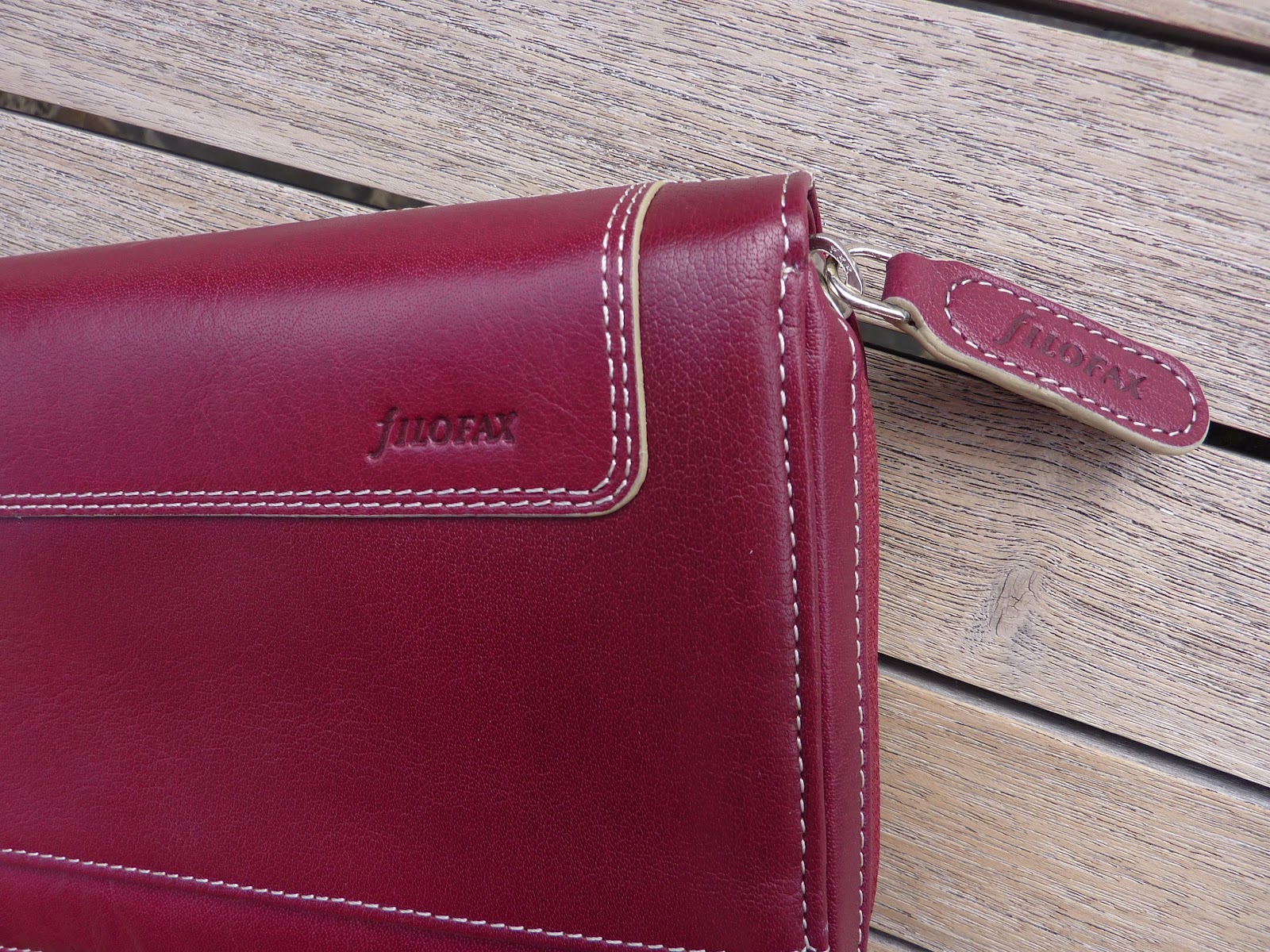 Plannerisms: Holborn Zip personal size Filofax in Wine