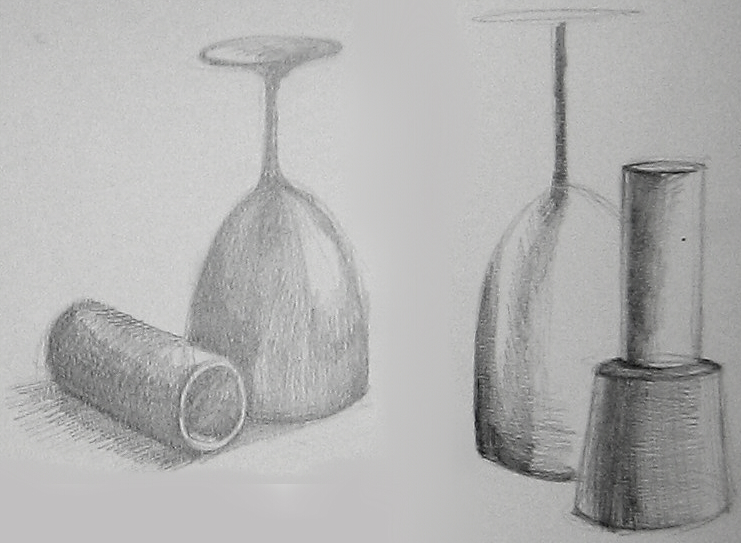 Drawing Skills Learning Log: Cylinders and Shadows