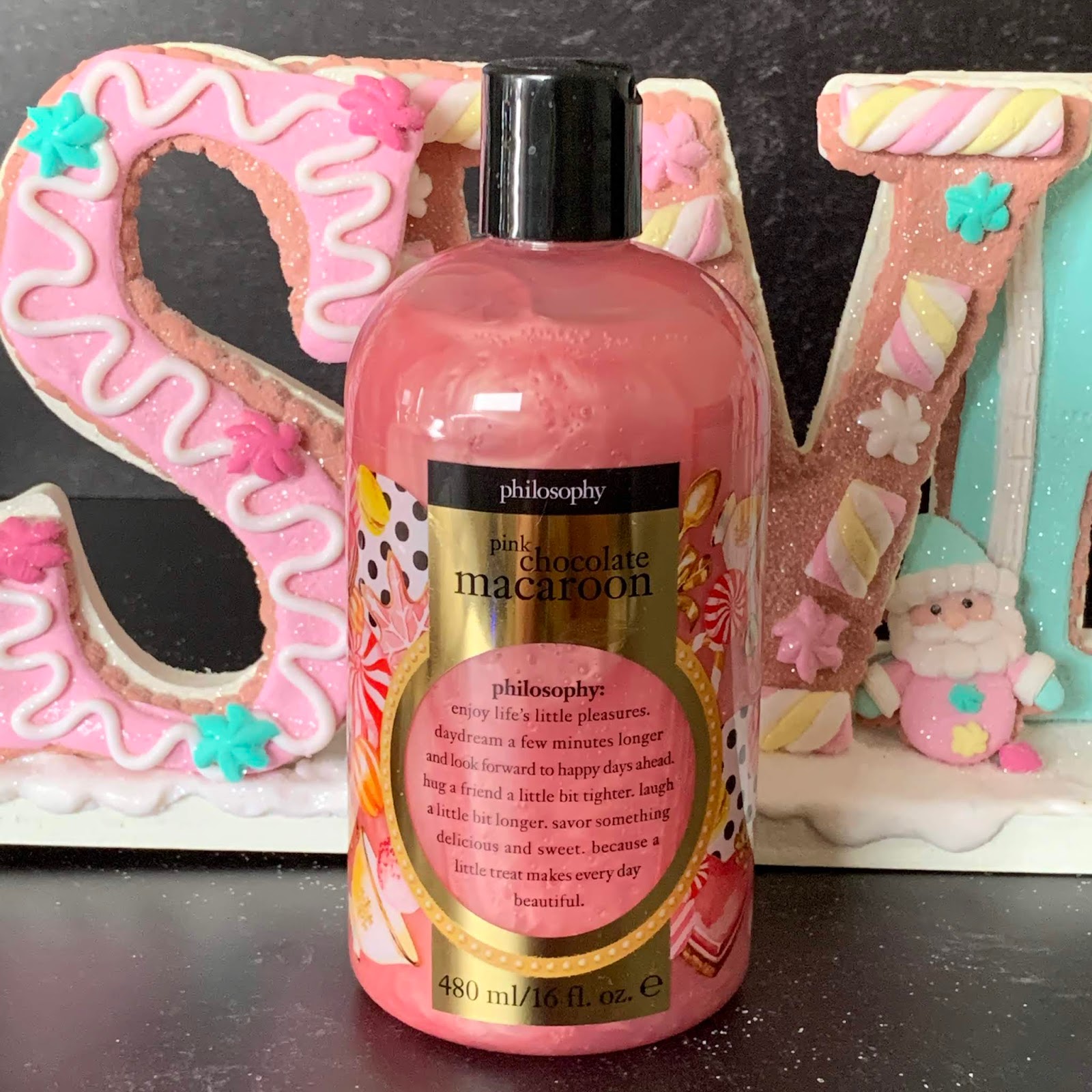 Philosophy Pink Chocolate Macaroon, Vanilla Chocolate Crumble, Candy ...