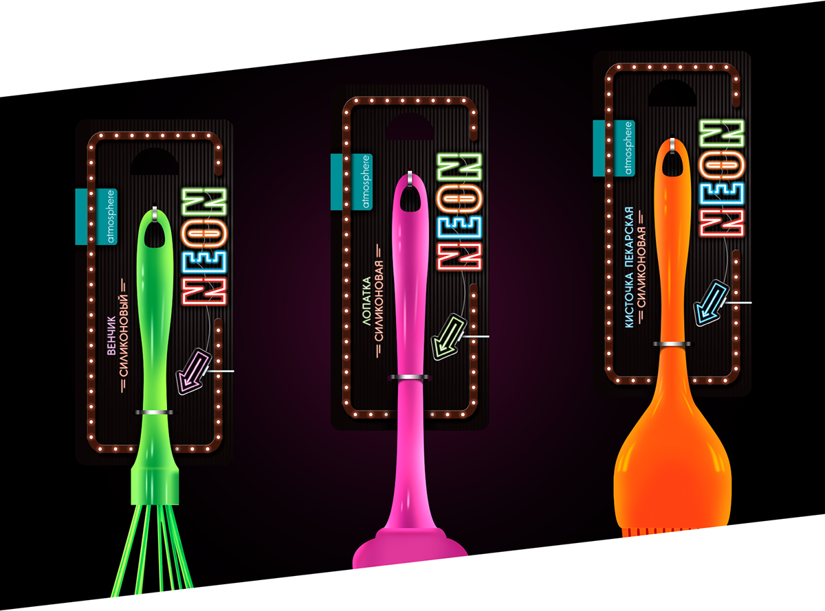 Neon Kitchenware on Packaging of the World - Creative Package Design ...