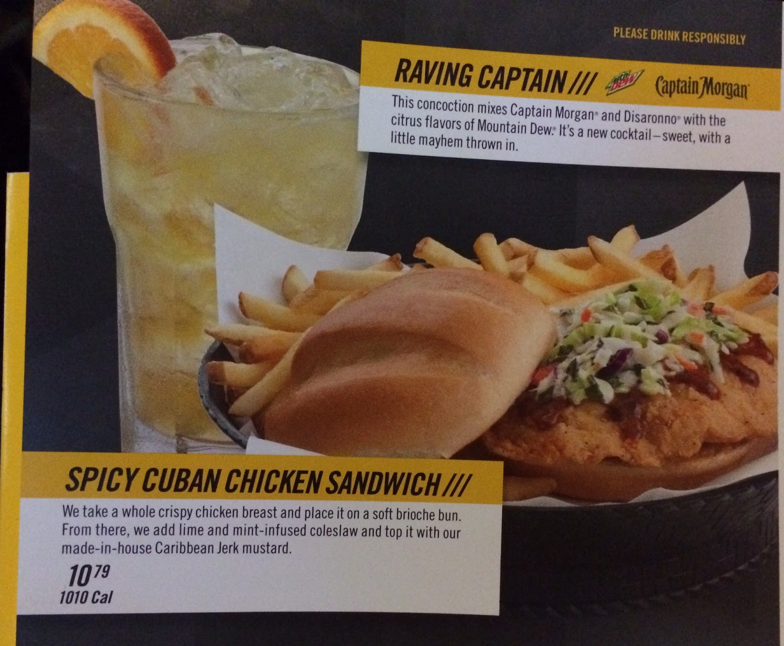 Spicy Cuban Chicken Sandwich From Buffalo Wild Wings / バッファローワイルドウィングスの ...