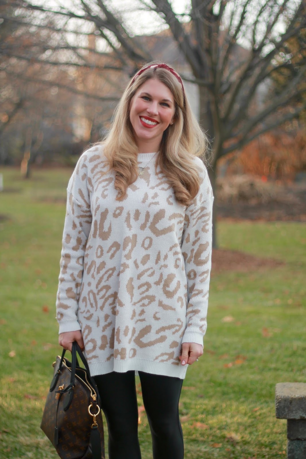 Neutral Leopard Sweater & Confident Twosday Linkup - I do deClaire
