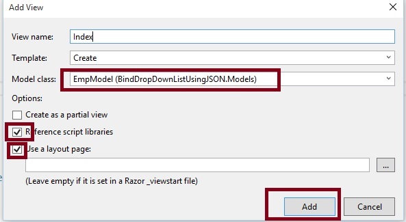 Bind DropDownList Using JSON Data In ASP.NET MVC Bind DropDownList Using JSON Data In ASP.NET MVC