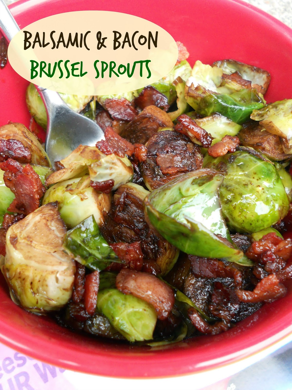 Balsamic & Bacon Brussel Sprouts | Ally's Sweet & Savory Eats