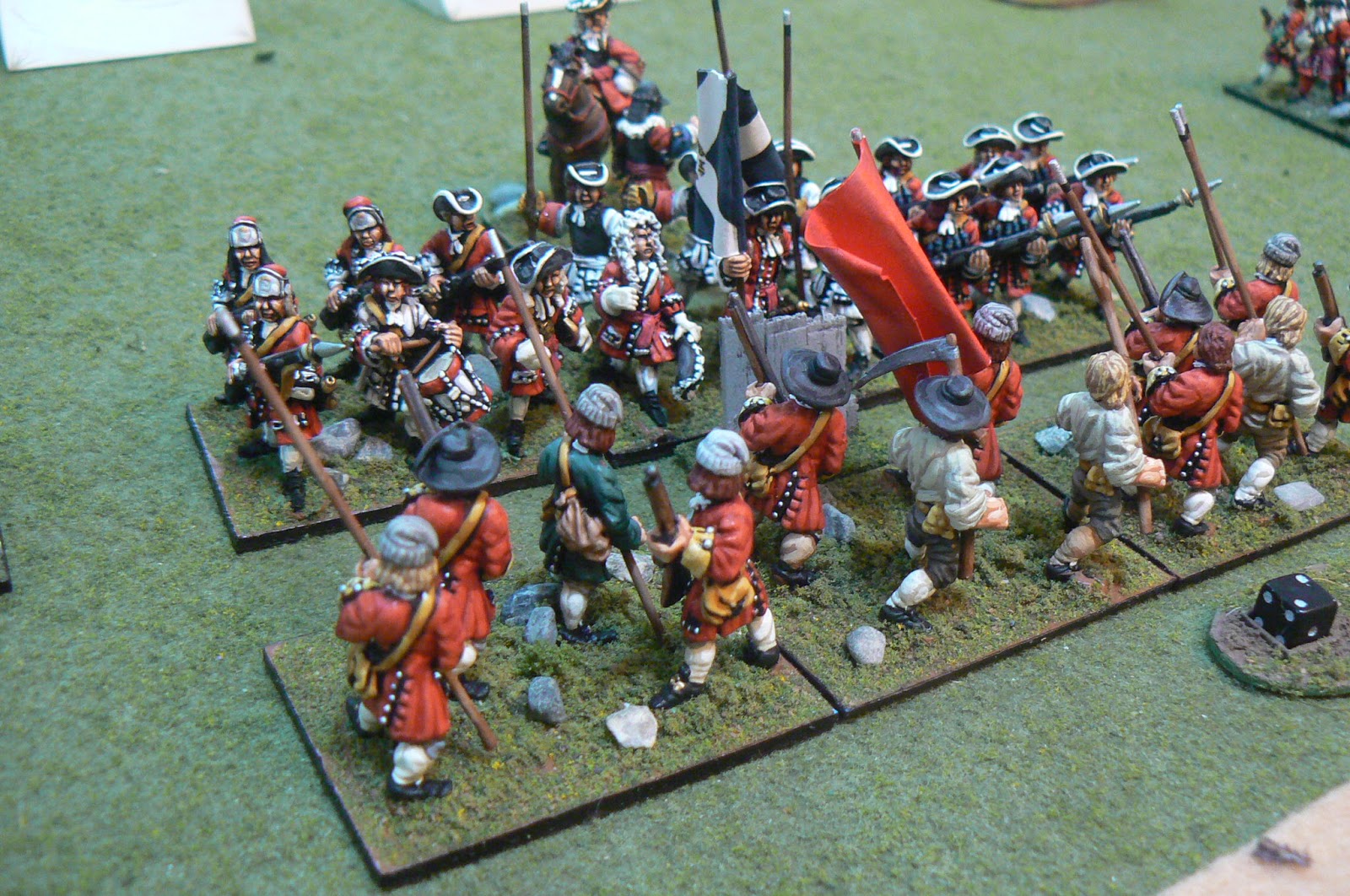 Dots of Paint: Battle of Sedgemoor refight