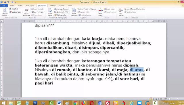 Cara Membedakan Penulisan kata "di" yang benar disambung atau dipisah ...