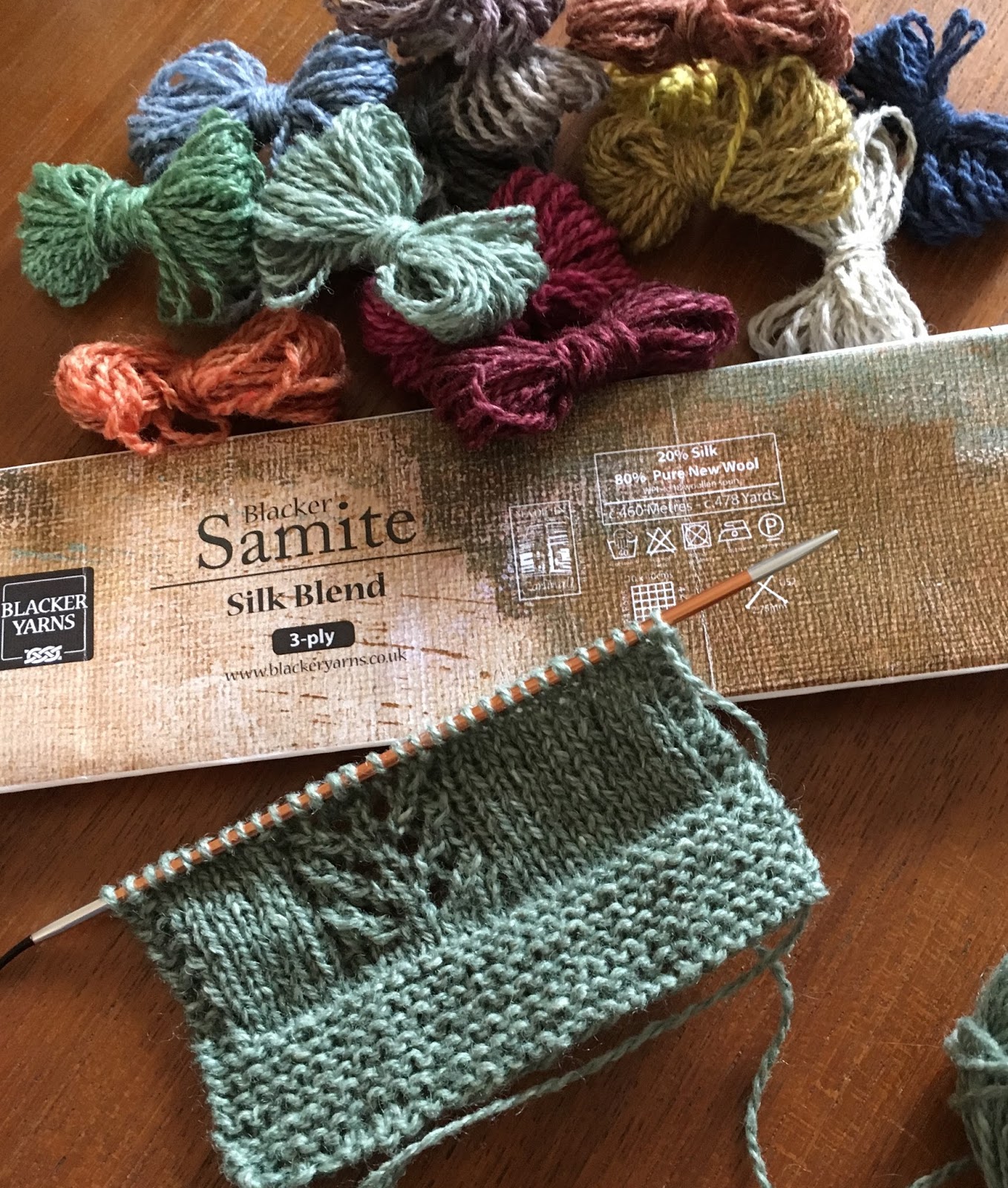 BritYarn: Samite Silk Blend - A New Yarn from Blacker Yarns