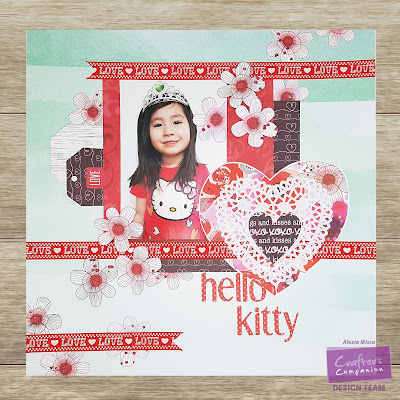 Scrapbook Layout with Love & Romance | Picture Life