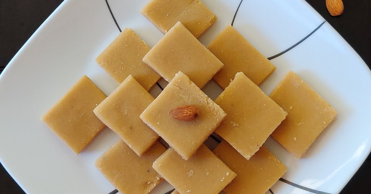 Badam katli recipe | Almond katli recipe | Badam/Almond burfi with ...