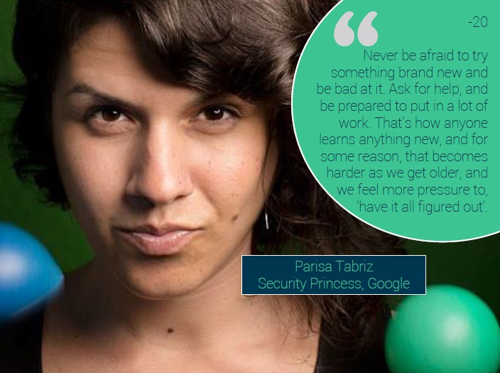 The cyber warrior "Princess Parisa Tabriz" who guards 'Google'