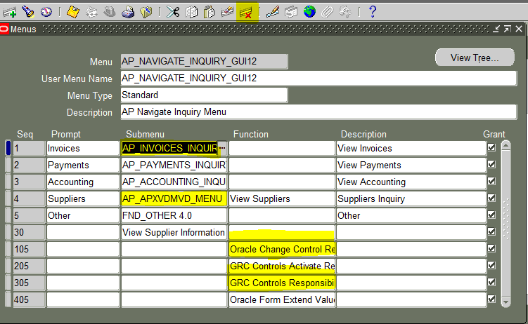 Oracle Applications Blog How To Remove Menu From Responsibility In Oracle Apps
