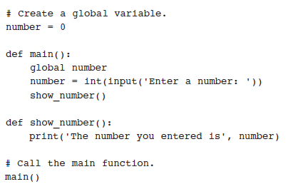 Fundamentals of Python: Global Variables and Global Constants