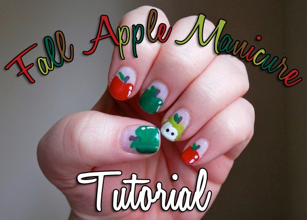 BEAUTY: Fall Apple Manicure Tutorial | Neon Rattail
