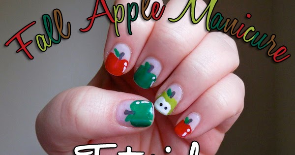 BEAUTY: Fall Apple Manicure Tutorial | Neon Rattail