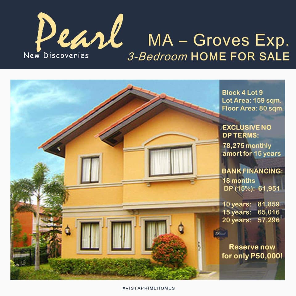 Amazing RFO: Vista Prime Homes