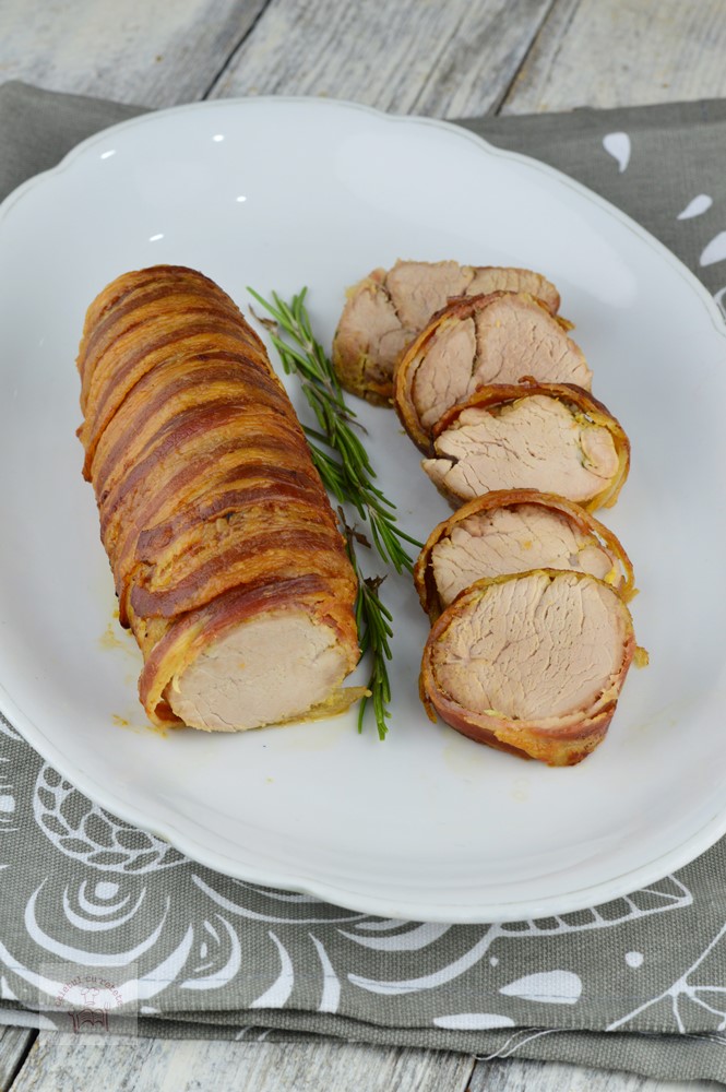 Muschiulet de porc, invelit in bacon - CAIETUL CU RETETE