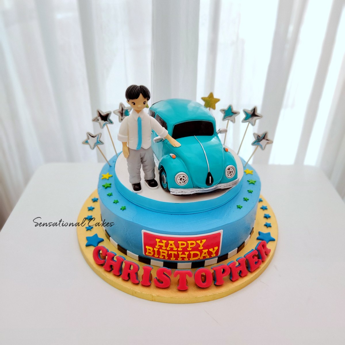 Custom Vw Beetle Cake