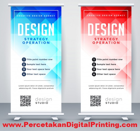Contoh Desain ROLL UP BANNER Dari Percetakan Digital Printing Terdekat ...