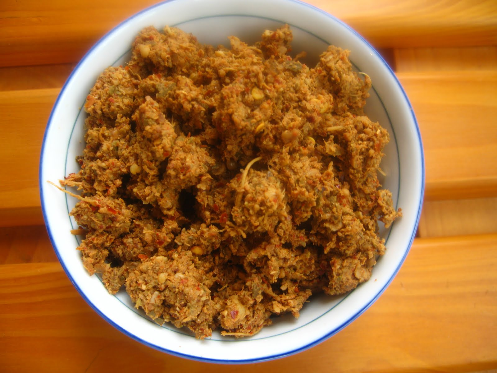 A Peek into My Kitchen: Green Tamarind Pickle / Chutney