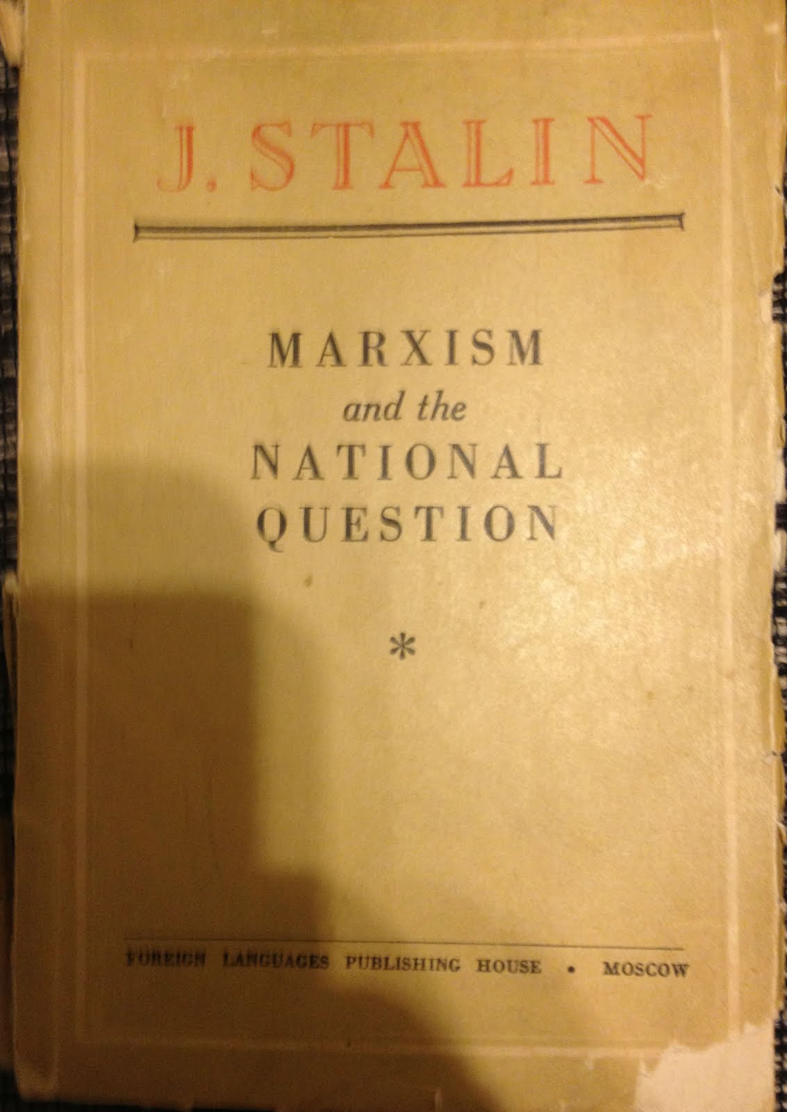 Papergreat: Stalin's "Marxism and the National Question"