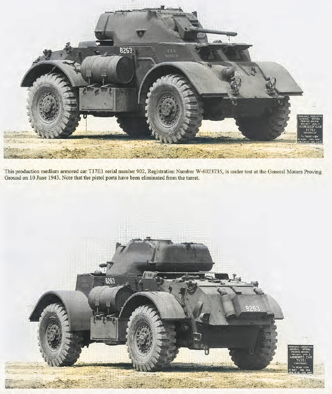 FDRA - Fuerza Terrestre: Blindado ligero: Chevrolet T17E1 Staghound