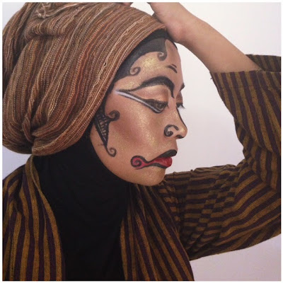 Ini Vindy Yang Ajaib: Makeup Ala Topeng Wayang dan Kolaborasi Nan Epic