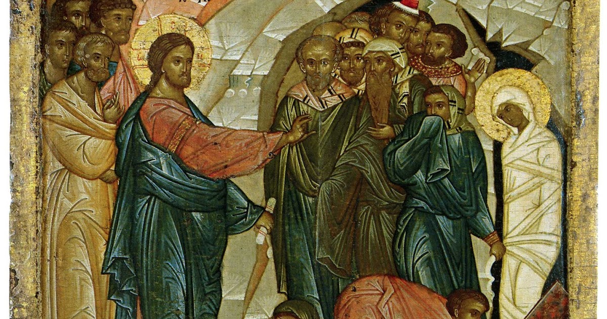 Русские иконы ВОСКРЕШЕНИЕ ЛАЗАРЯ Russian icons The Raising of Lazarus