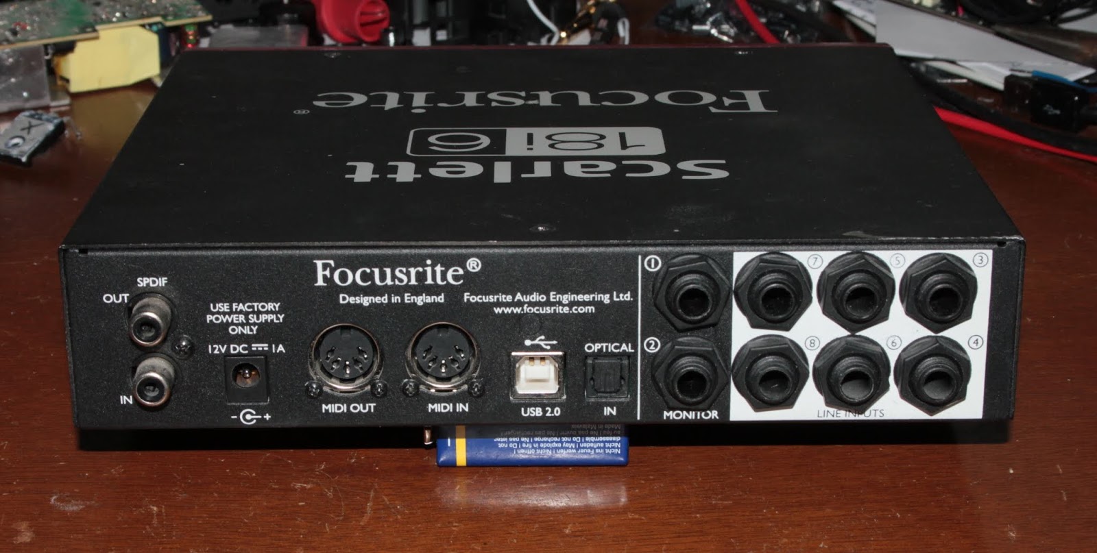 Khron's Cave: #43 Focusrite Scarlett 18i6 teardown