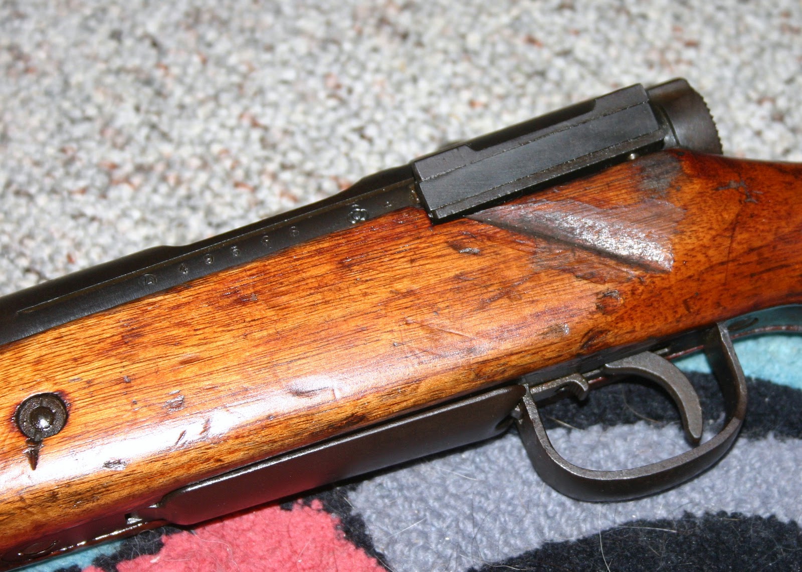 The Old Salt: September 2012, A "Duffle Cut" Type 99 Arisaka Rifle