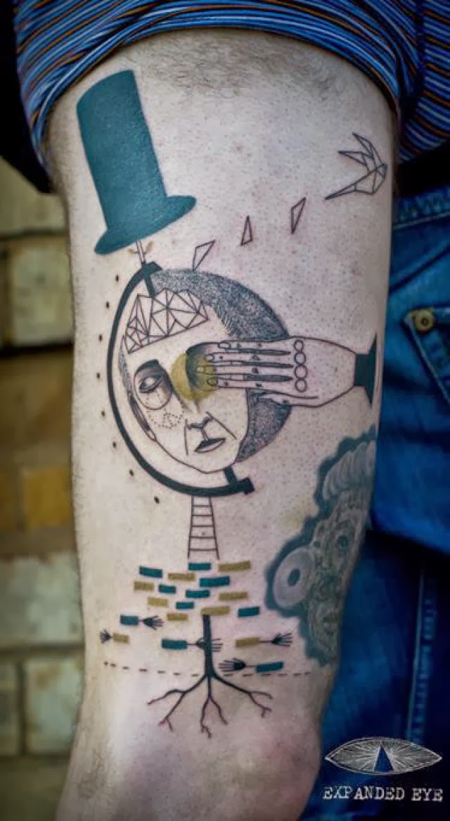 Expanded eye - tattoo art - style en mi opinion