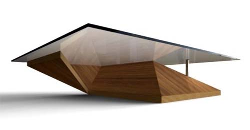 home and garden: Unique Origami Table Design from Martin Pitonak