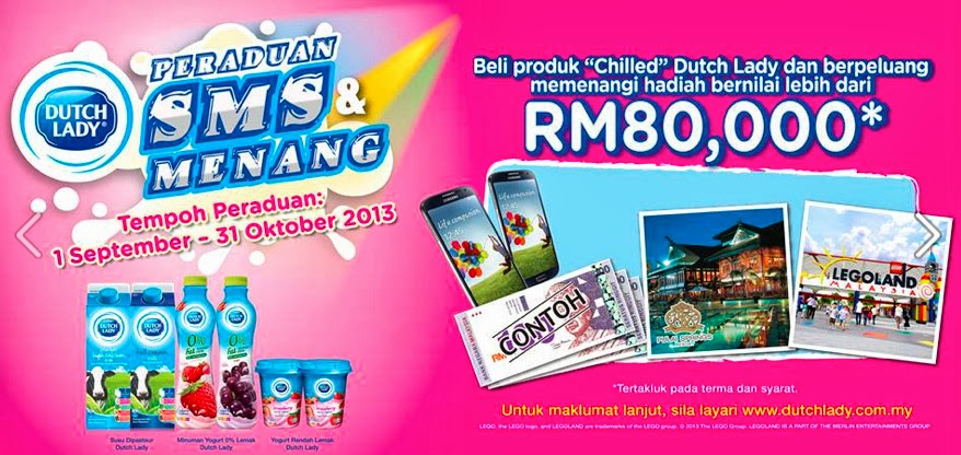 Peraduan SMS & Menang Dutch Lady - Malaysia Online and Offline Contest ...
