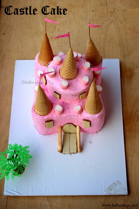 How to make a Castle Cake ~ Full Scoops - A food blog with easy,simple ...