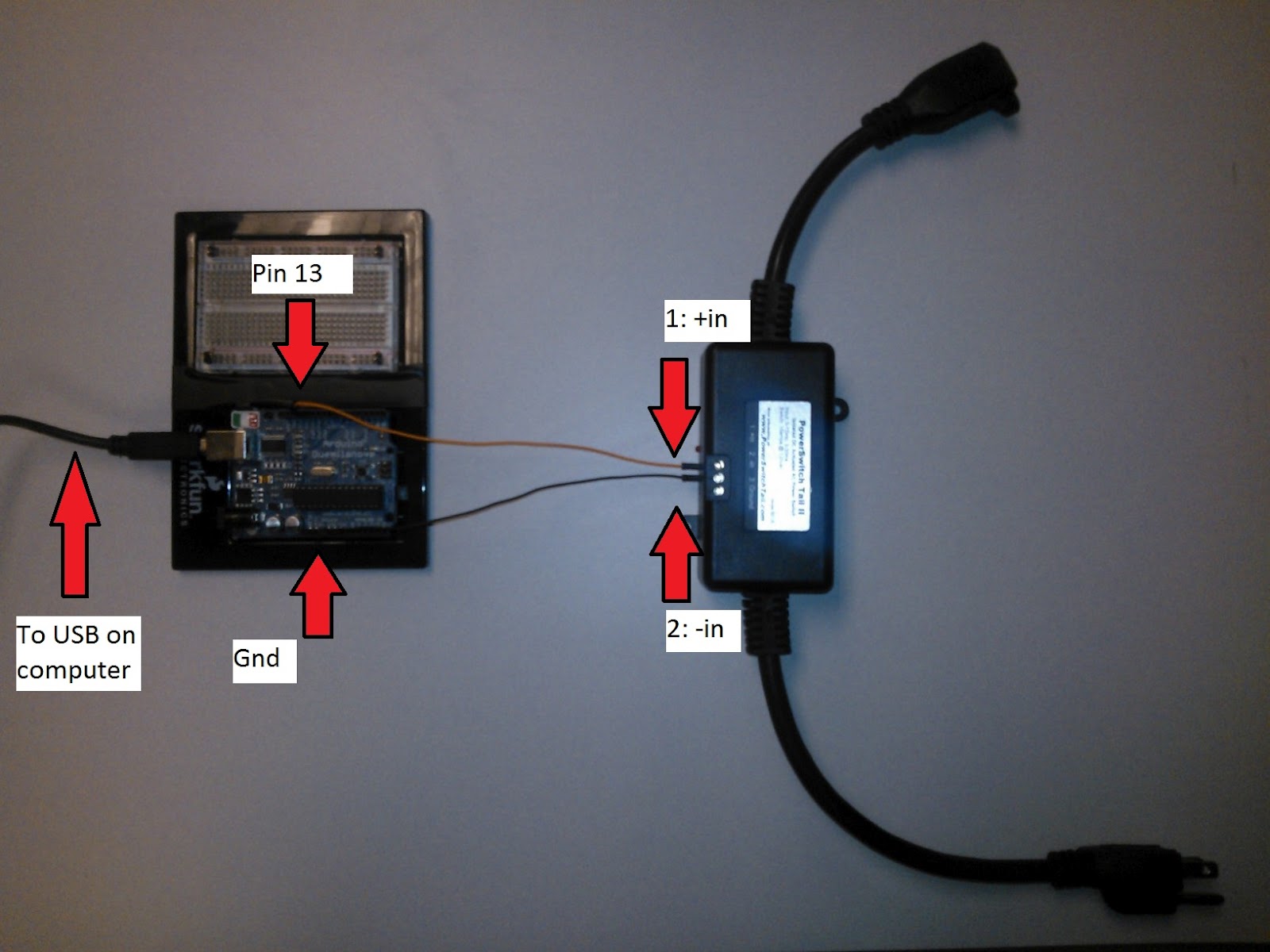 Fun Projects of Various Types: PowerSwitch Tail II and Arduino