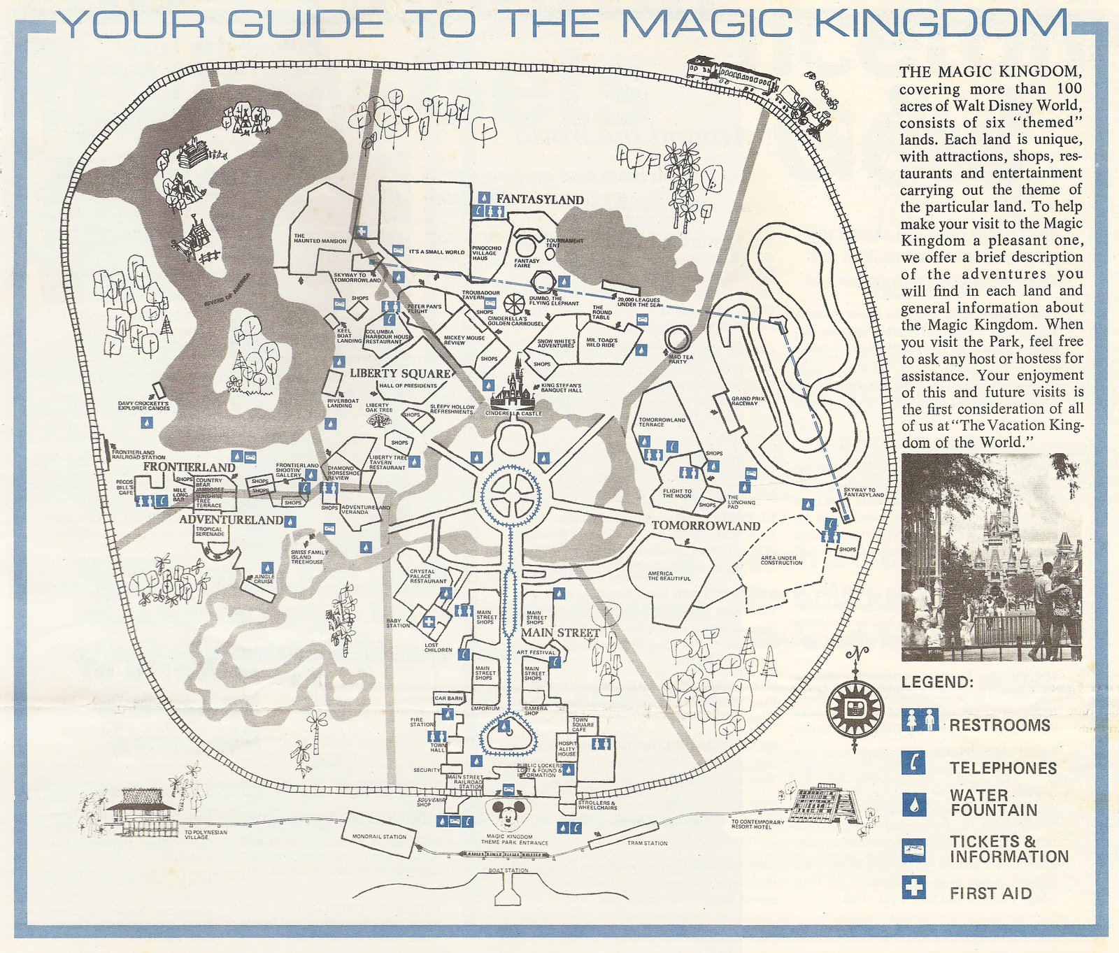 Walt Disney World Animal Kingdom Map