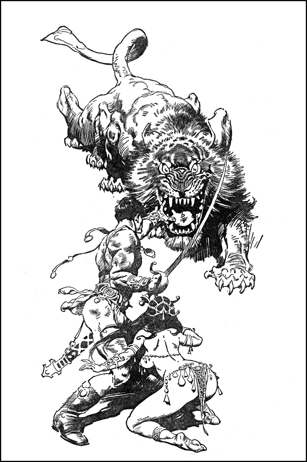 The Geeky Nerfherder: The Art Of Barsoom: Frank Frazetta