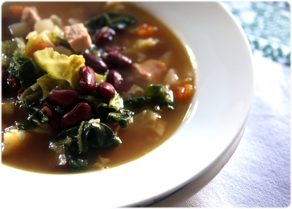 Elvira's Bistrot: Sopa de carne com feijão vermelho