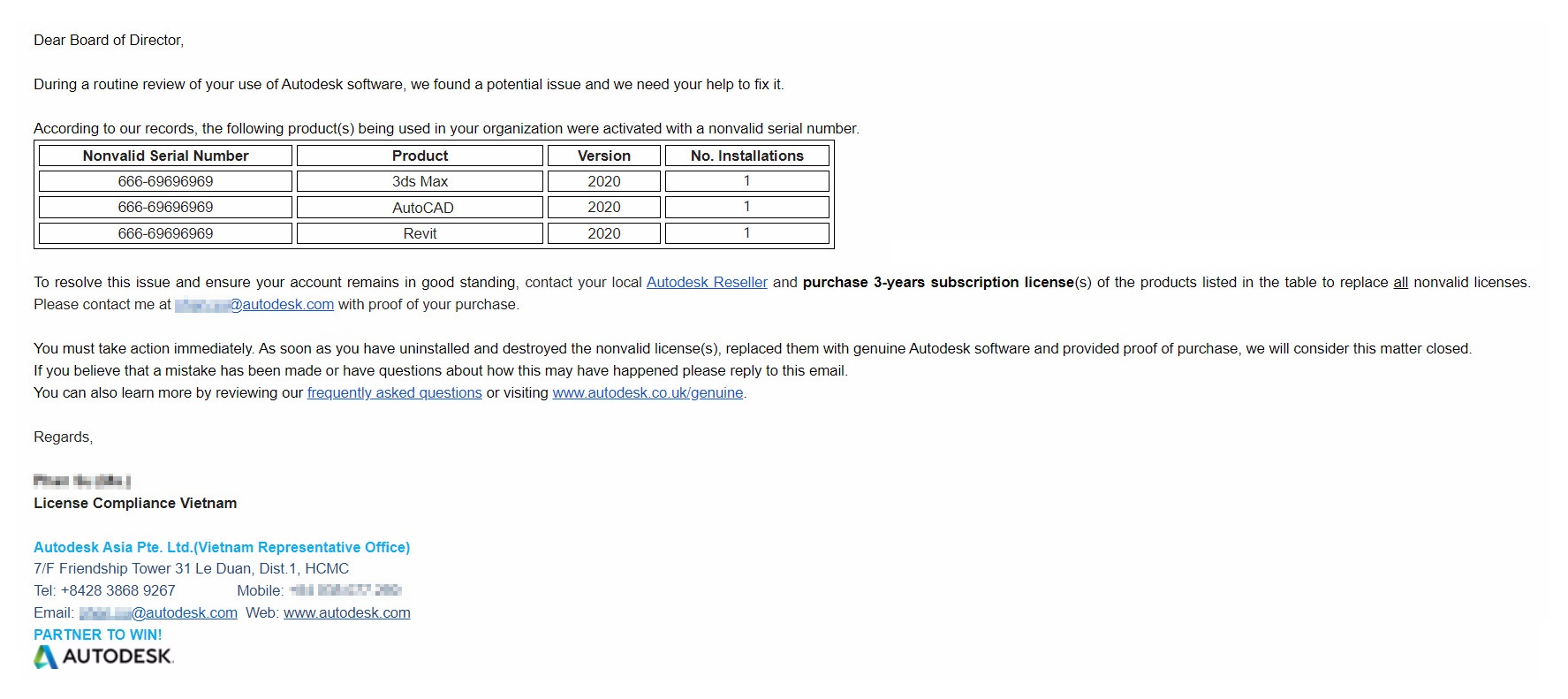 Rủi ro khi dùng Revit Cracked - Tự học Revit MEP