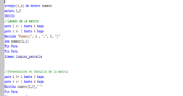MEDIA TECNICA: MATRICES EN JAVA