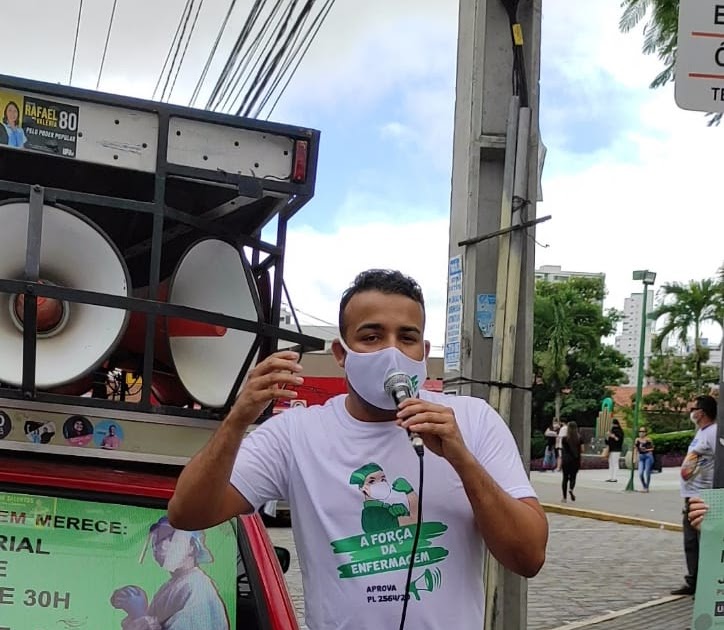 Palmares: Vereador Nicholas Alves participa de manifestação a favor do ...