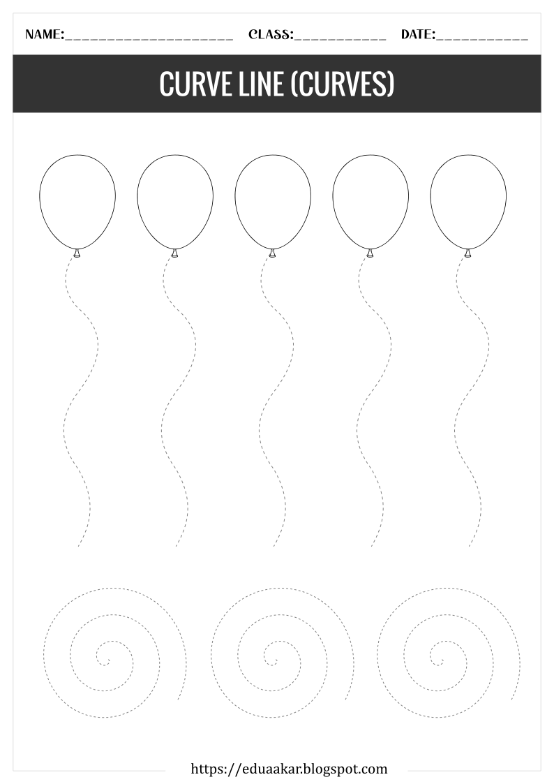 Slanting and Curve Line Worksheets: A Fun Way to Improve Handwriting