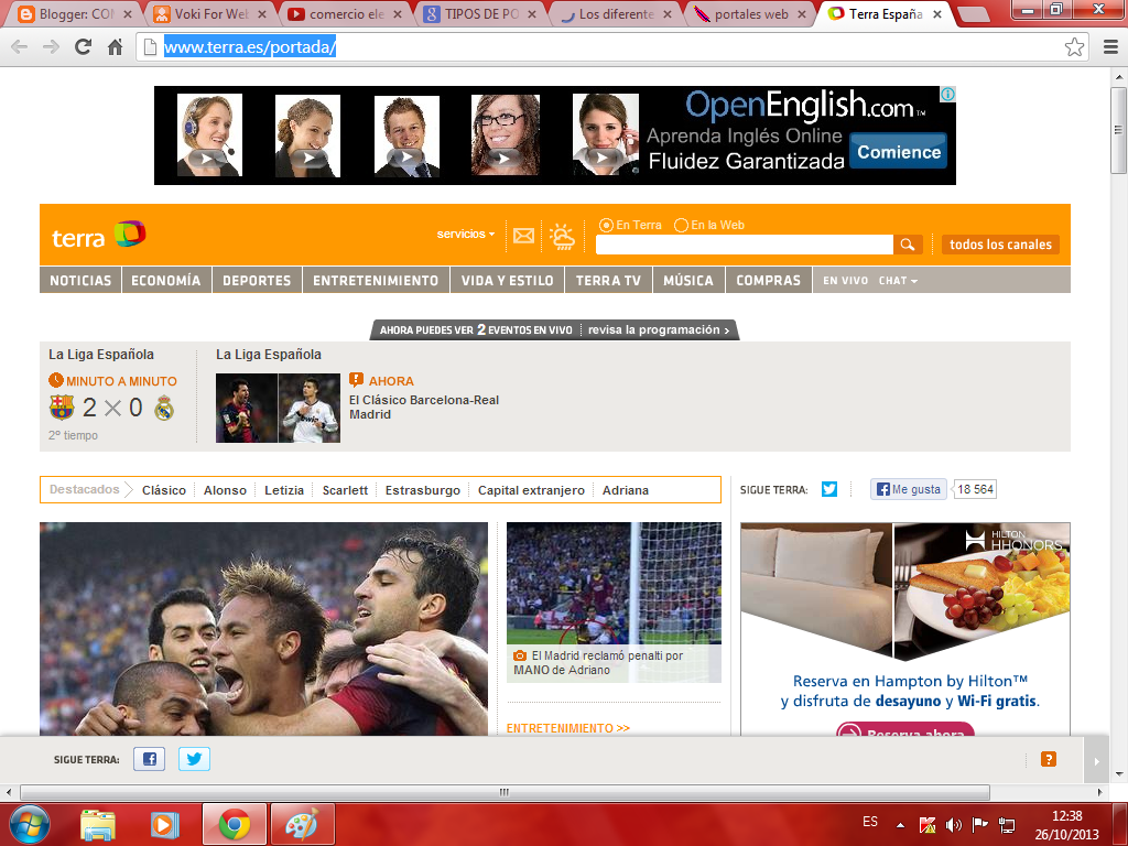 COMERCIO ELECTRONICO: TIPOS DE PORTALES WEB