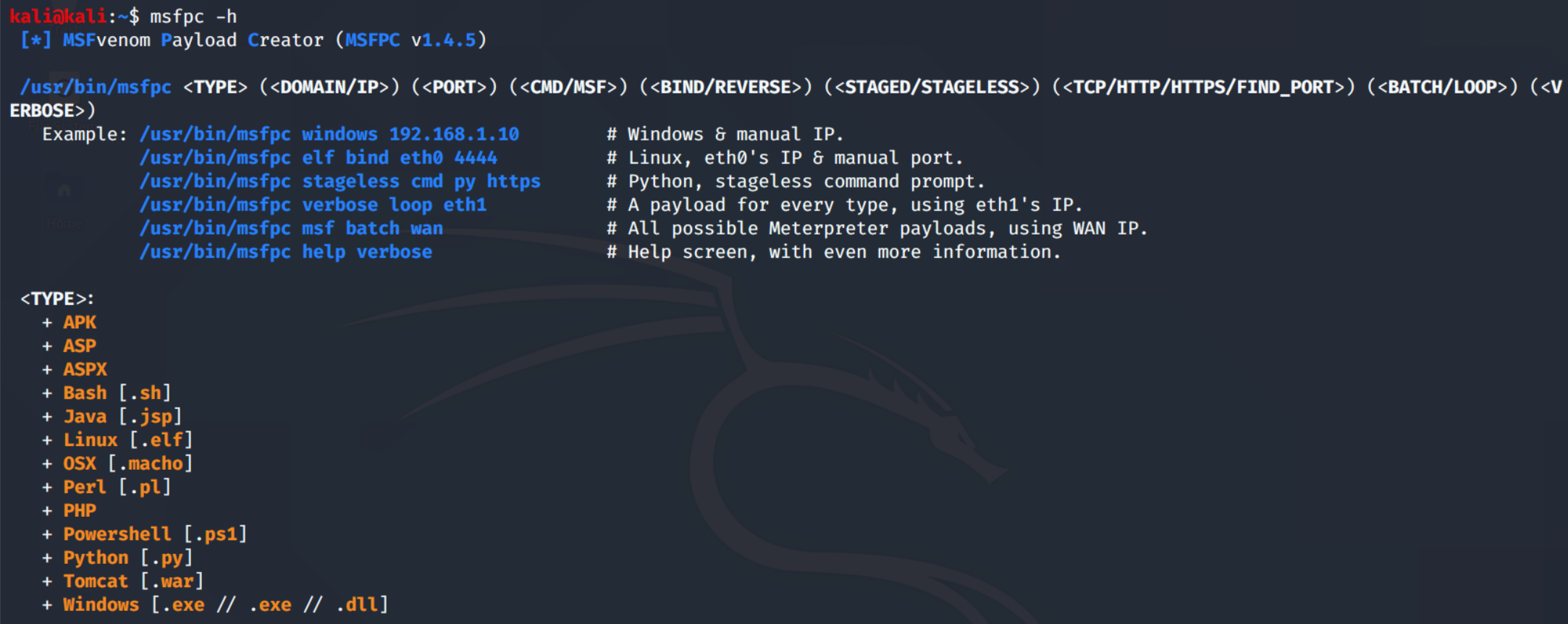 Un informático en el lado del mal: MSFPC: Un Payload Creator que no hay ...