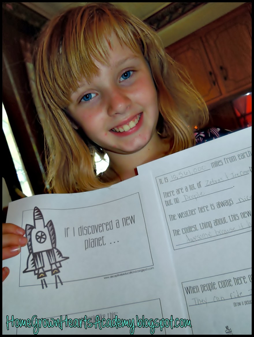 Home Grown Hearts Academy Homeschool Blog: If I Discovered A New Planet ...