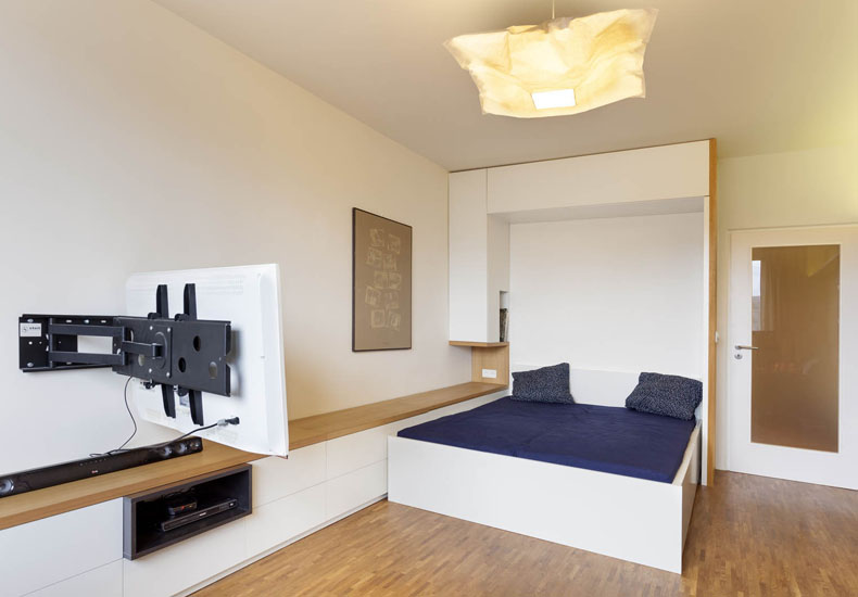 Multifunkčný nábytok, ktorý šetrí priestor. Sklopné postele. | Štýly ...